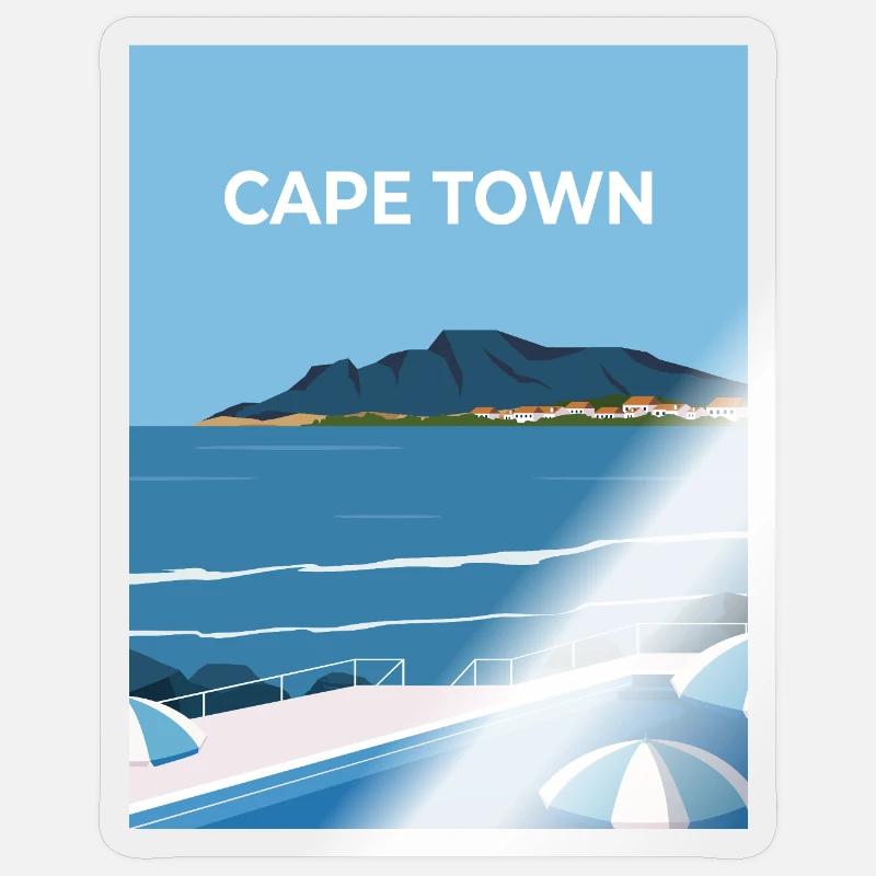Cape Town Stickers | Unique Designs | Spreadshirt