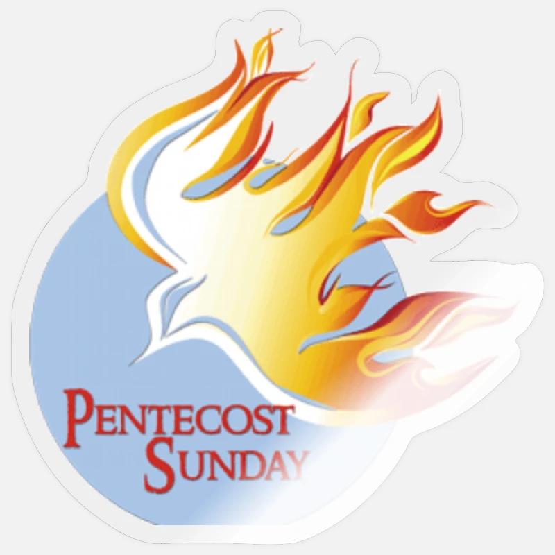 Pentecost Stickers | Unique Designs | Spreadshirt