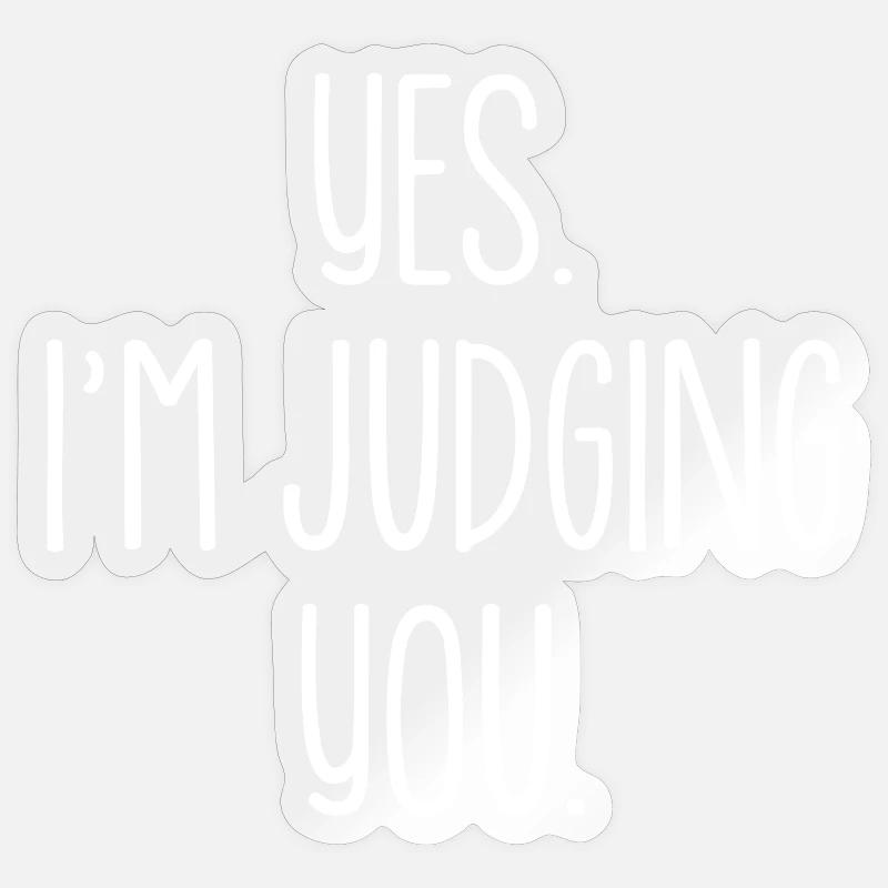 Judging Stickers | Unique Designs | Spreadshirt