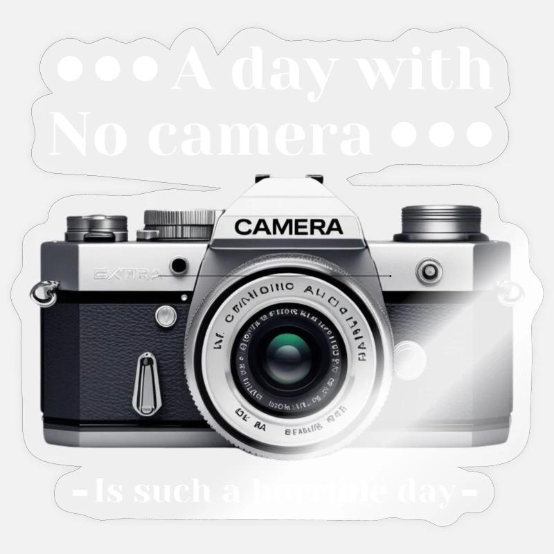 No-cameras Stickers | Unique Designs | Spreadshirt