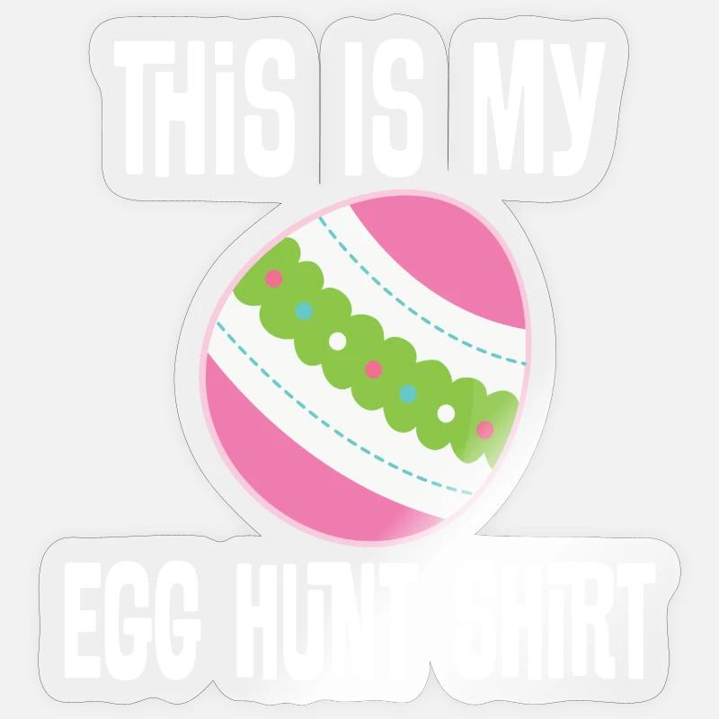 Easter-egg-hunt Stickers | Unique Designs | Spreadshirt