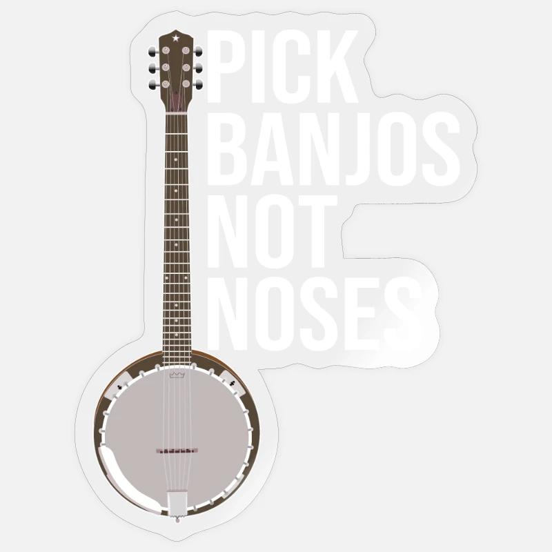 Banjos Stickers | Unique Designs | Spreadshirt