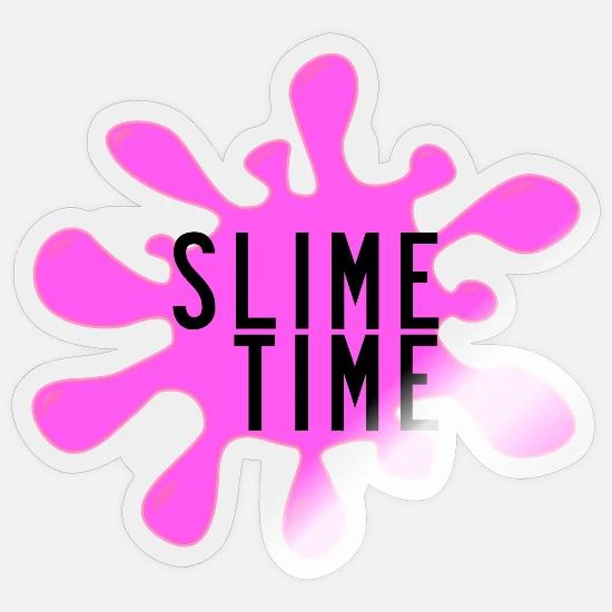 Slime Time Logo Slime Puddle Cool Cute Adorable For Slime Maker Poster