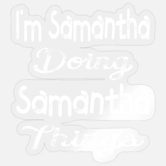 The Name Samantha In Designs