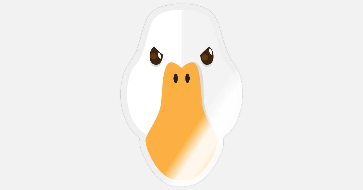 Angry Cartoon Goose