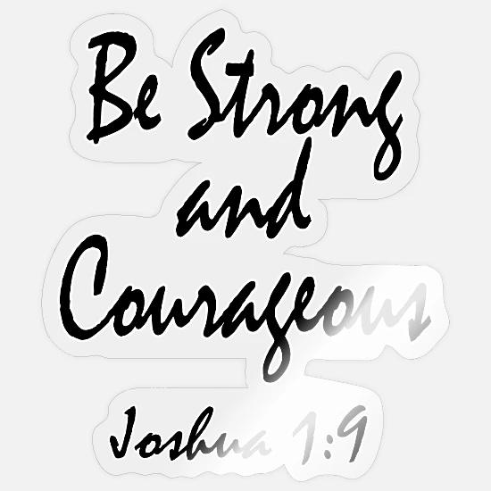 Joshua 1:9 Be Strong And Courageous Clip Art Amazon.com: Miracle