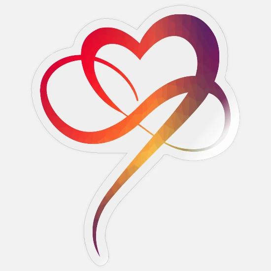 Infinity Love Heart Symbol