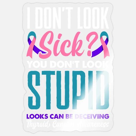 Thyroid Cancer Memes I'm Thyroid Cancer Warrior I'm FINE" Pullover