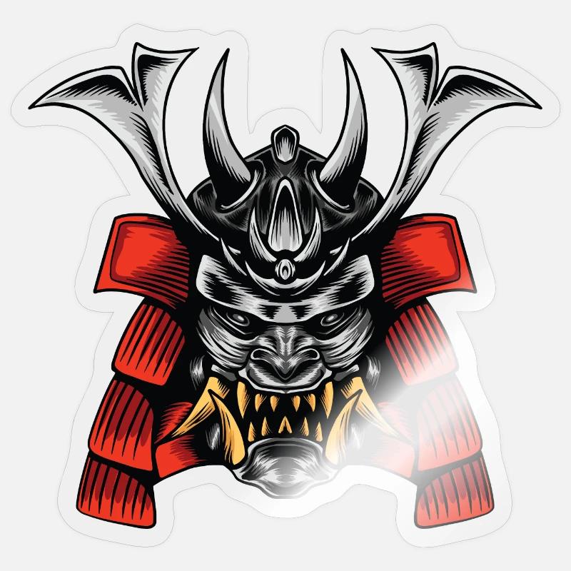 Cartoon Samurai Mask