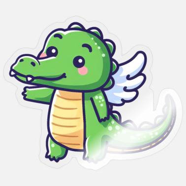 Animated Alligator With Wings