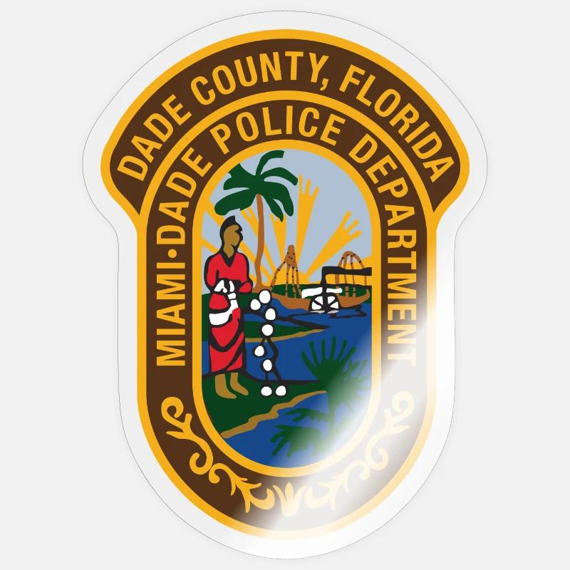 Miami Dade Police Department Communications Logo Former Miami Police