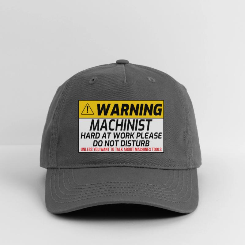 machinists Accessories Caps & Hats | Unique Designs | Spreadshirt