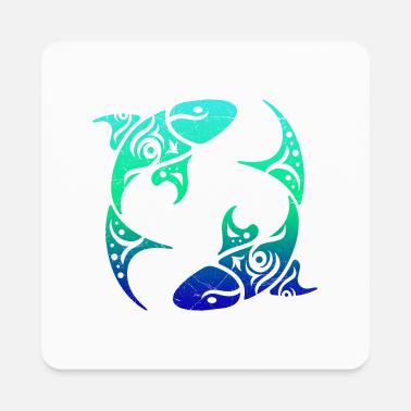 Tribal Pisces Symbol Tattoos
