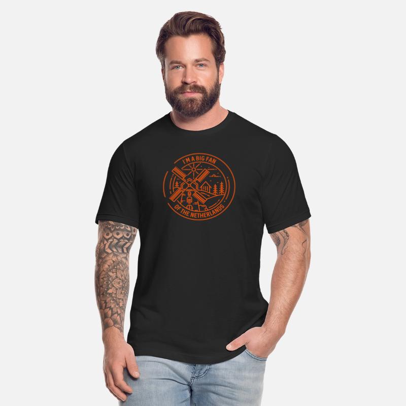 Big Fan Netherlands on Unisex Jersey T-Shirt | Premium Custom Tees ...