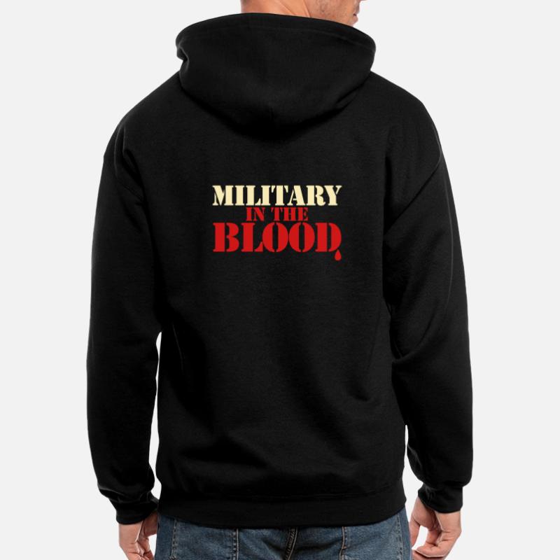 military-in-the-blood Men Jackets | Unique Designs | Spreadshirt