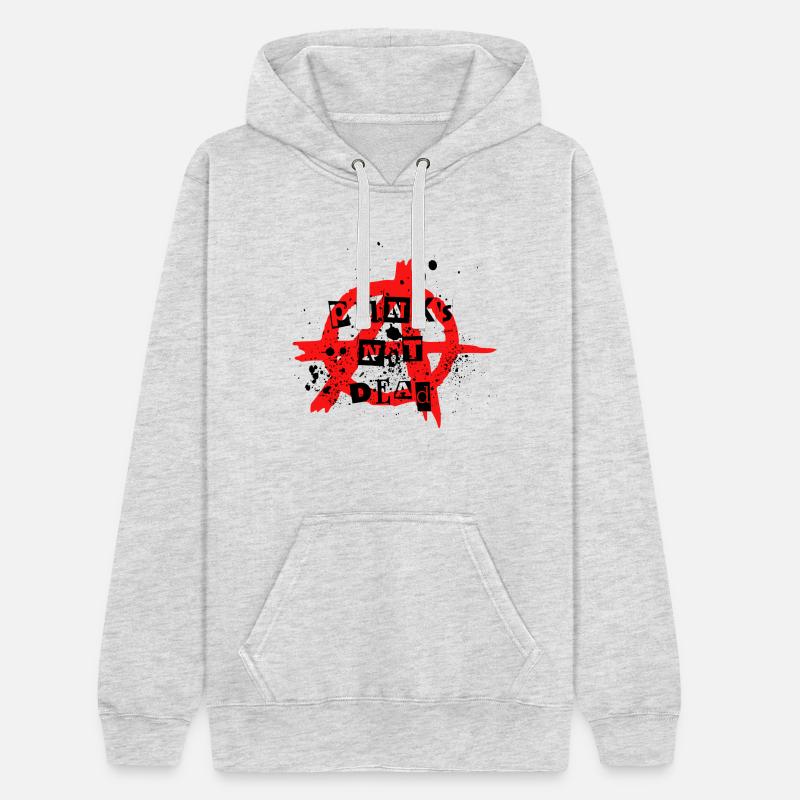 Punk-is-not-dead-red Hoodies & Sweatshirts | Unique Designs | Spreadshirt