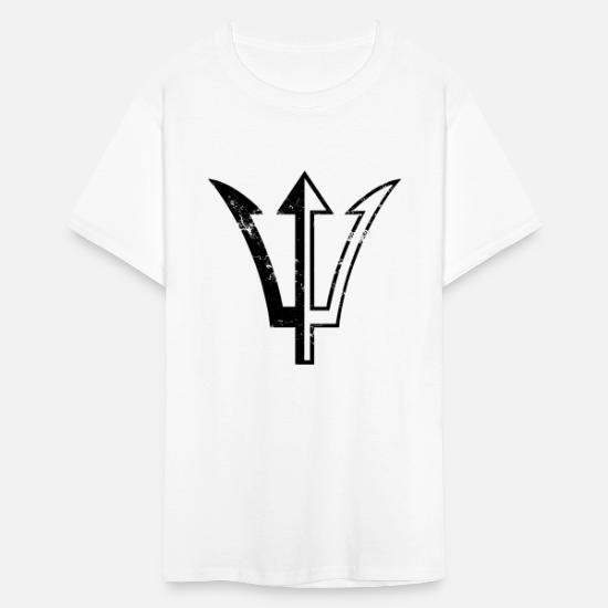 Cool Poseidon Symbol Trident Poseidon's Trident Gold Poseidon Symbol