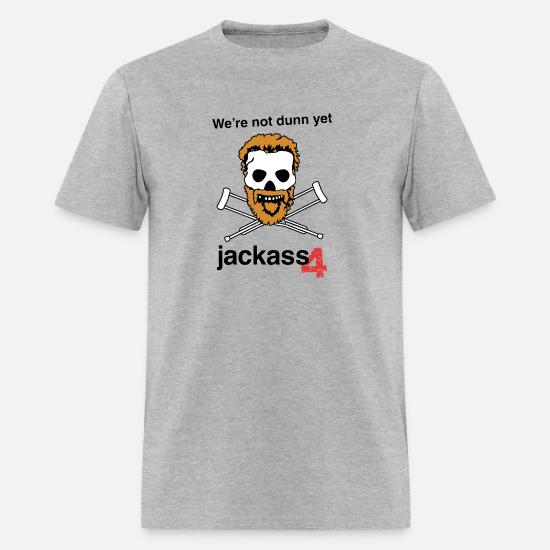 Jackass Logo Beard Jackass Skull And Crutches Logo T Shirt Vintage