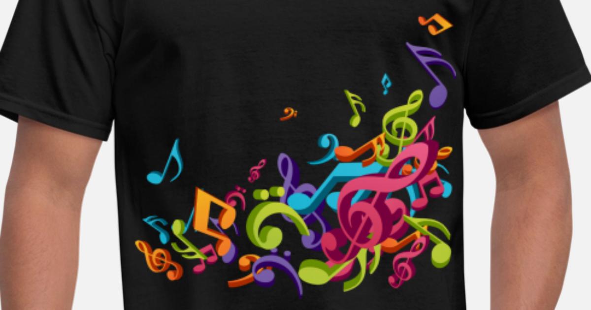 Music Musician Band Music Notes Musical Tshirt Music Note T Shirt
