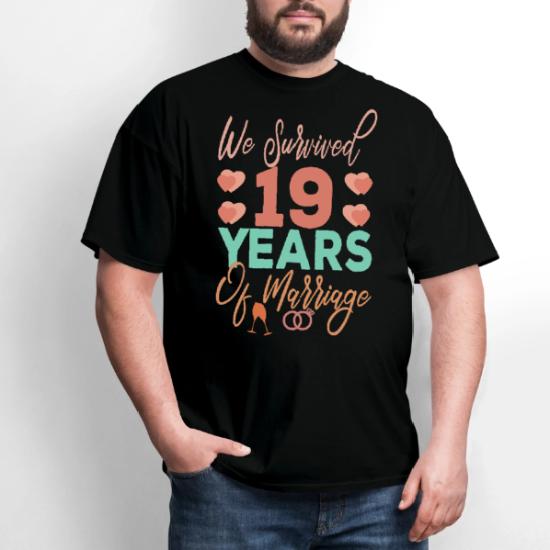 Anniversary Tshirts We Survived - Personalized Shirt - Anniversary ...