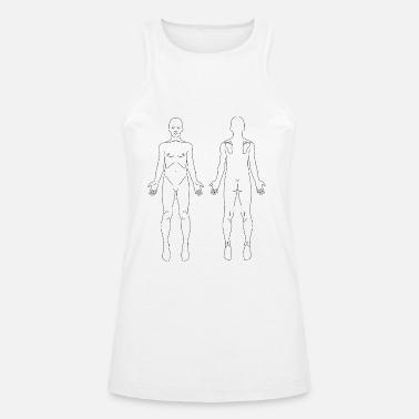 Human Body Outline Front And Back Unisex