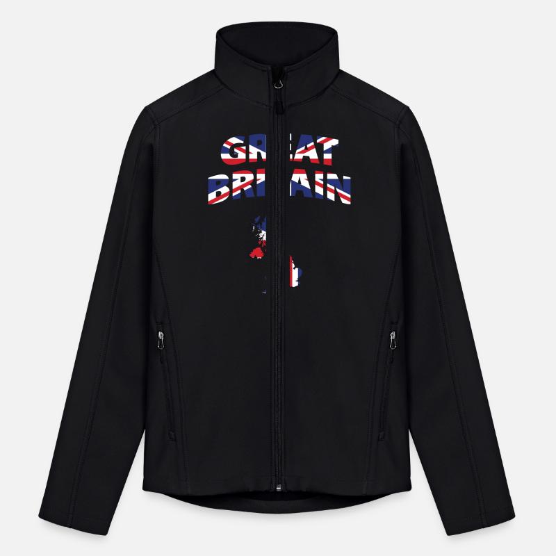 Great-britain-flag-map Jackets | Unique Designs | Spreadshirt