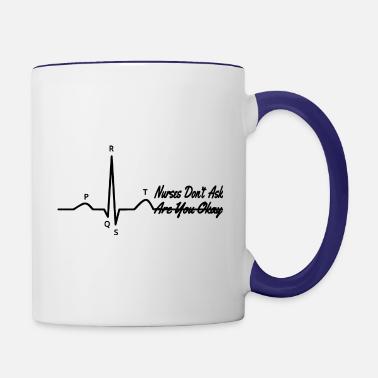 Memes Ecg PQRST Funny Nurse Memes Electrocardiogram Wave ECG' Mug