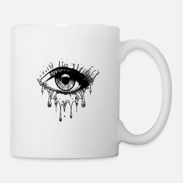 Realistic Crying Eye Tattoo