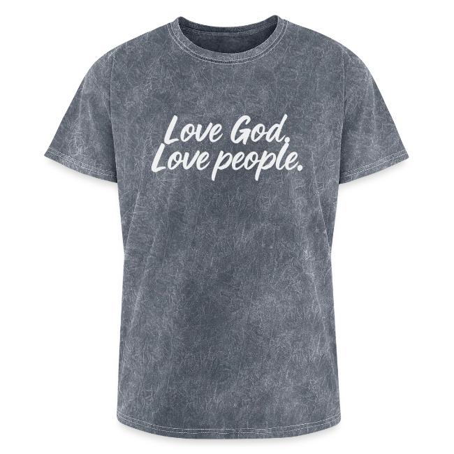 Washed Unisex T-Shirt | Gospel Streetwear | Go Love Serve
