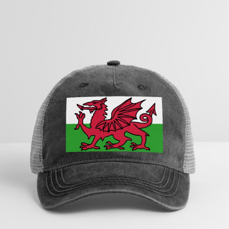 Welsh-flag Caps & Hats | Unique Designs | Spreadshirt