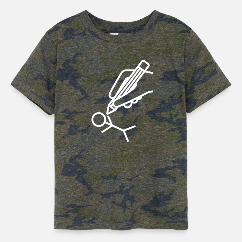 Stick Figure Kids T-Shirts | Unique Designs | Spreadshirt