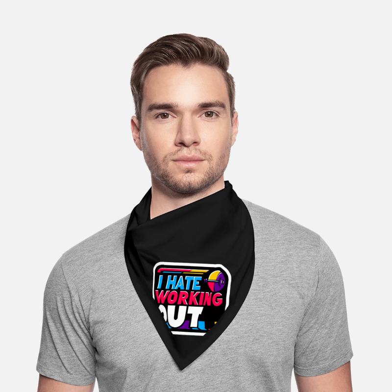 I Hate Working Out 8 on Bandana - Aart Stroke