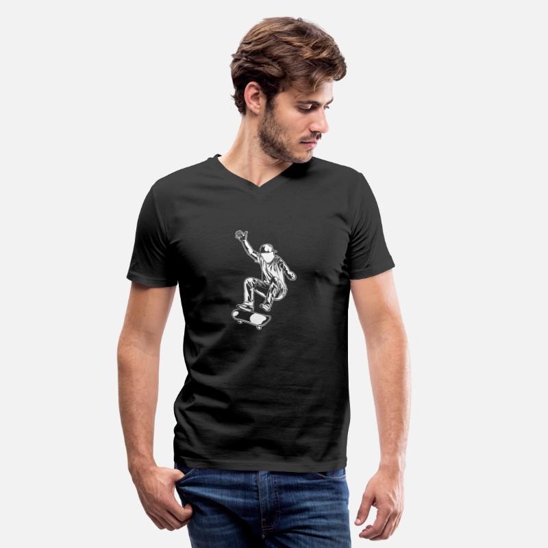 Skater on Men's V-Neck T-Shirt | Design Your Own Tee – Мебелна фабрика ...