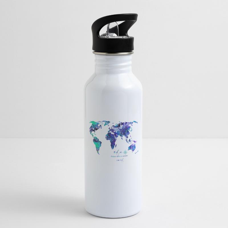 World Map Water Bottles | Unique Designs | Spreadshirt