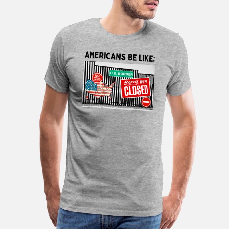 America Closed T-Shirts | Unique Designs | Spreadshirt