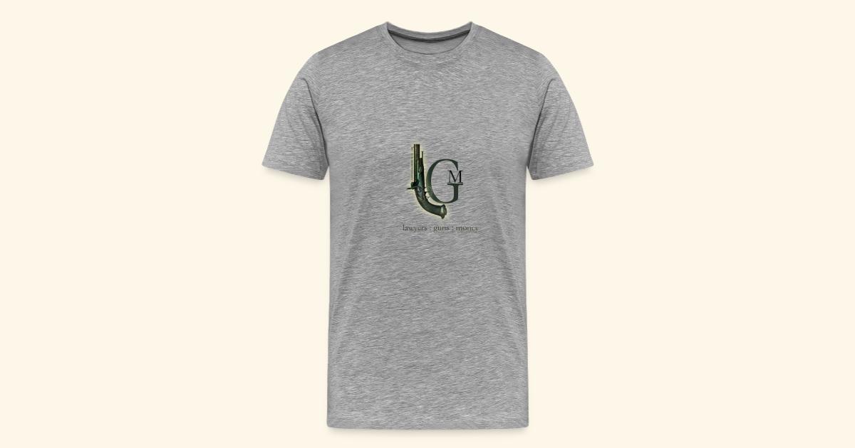 Mens Premium T-Shirt | Lawyers Guns and Money