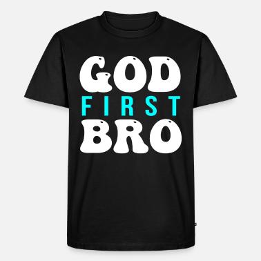 God First Bro Logo God First Bro | Button Badge (Pin + Magnet) Ink