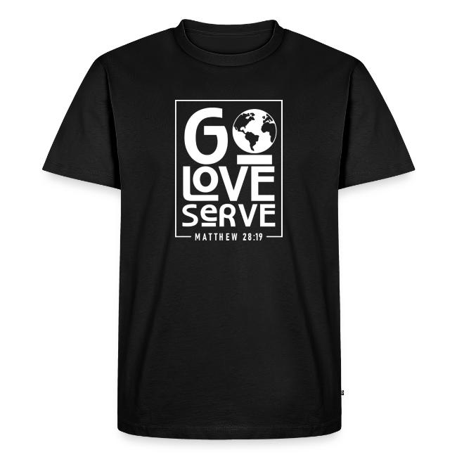 Mens Premium T-Shirt | Gospel Streetwear | Go Love Serve