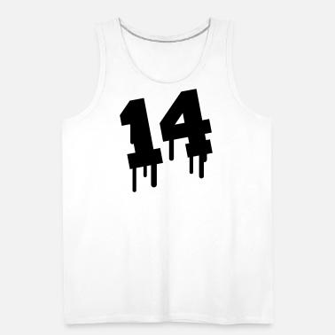 Number 14 Graffiti Graffiti Art Phone Case, Basquiat Abstract Cover