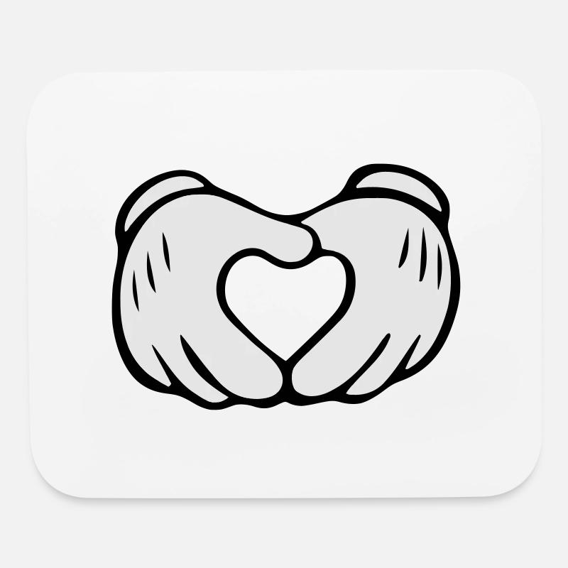 Mickey Mouse Hands Heart Drawing 39654 Mickey And Minnie Mouse Heart